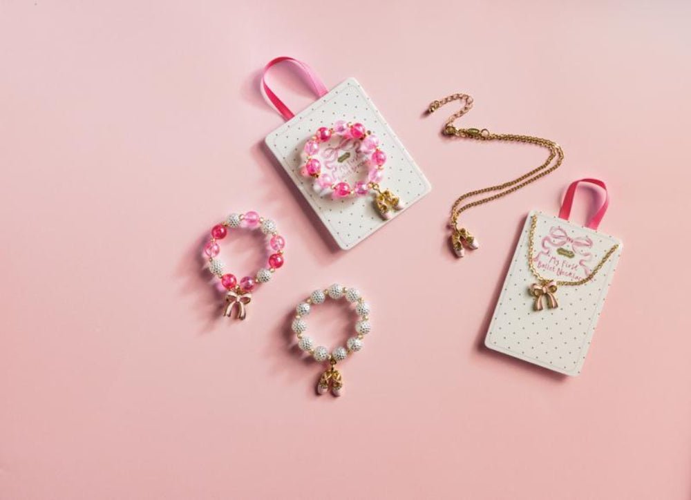 Cute Ballet Shoes Necklace by MudPie | Perfect Gift for Young Dancers ...