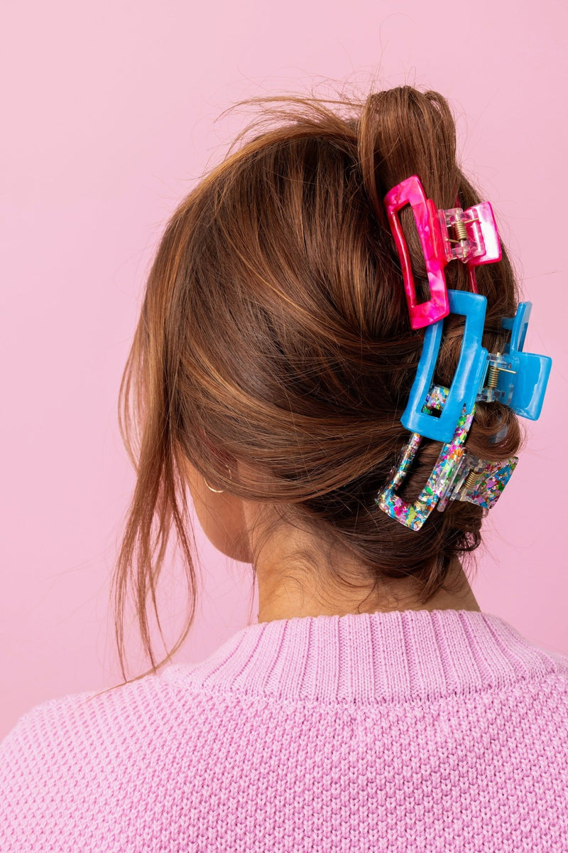 Claw Clips Trio-Colorful Confetti by Taylor Elliott Designs – D & D ...
