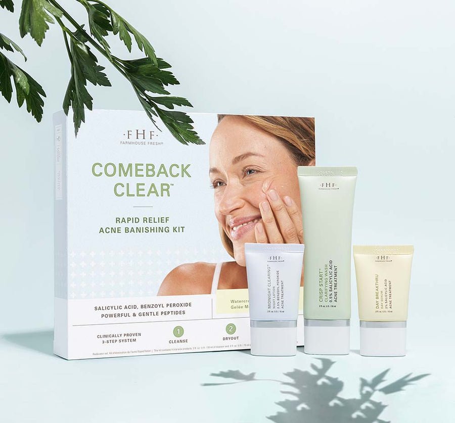 Comeback Clear Rapid Relief Acne Kit by FarmHouse Fresh – D & D ...