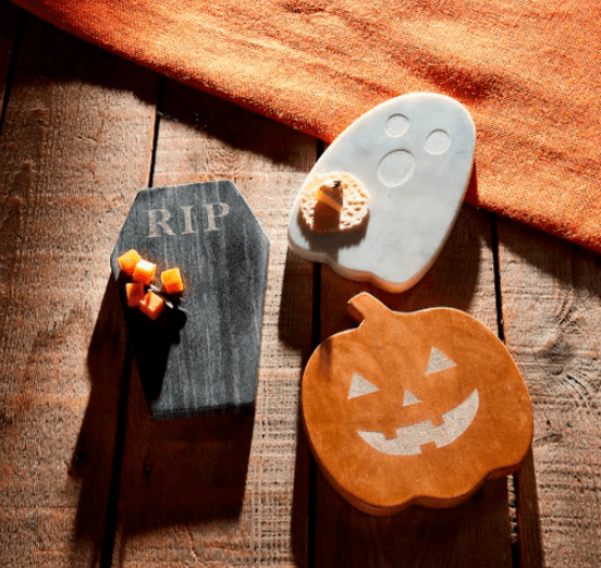 Halloween Marble Cutting Board Set by MudPie – D & D Collectibles in ...