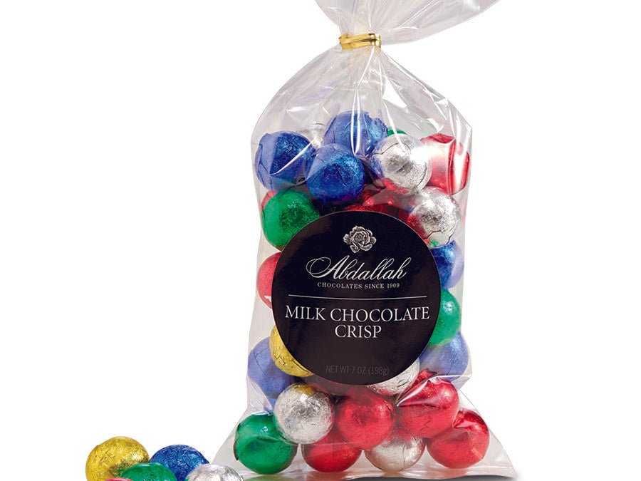 Holiday Foiled Crispy Balls – Milk Chocolate – D & D Collectibles in ...