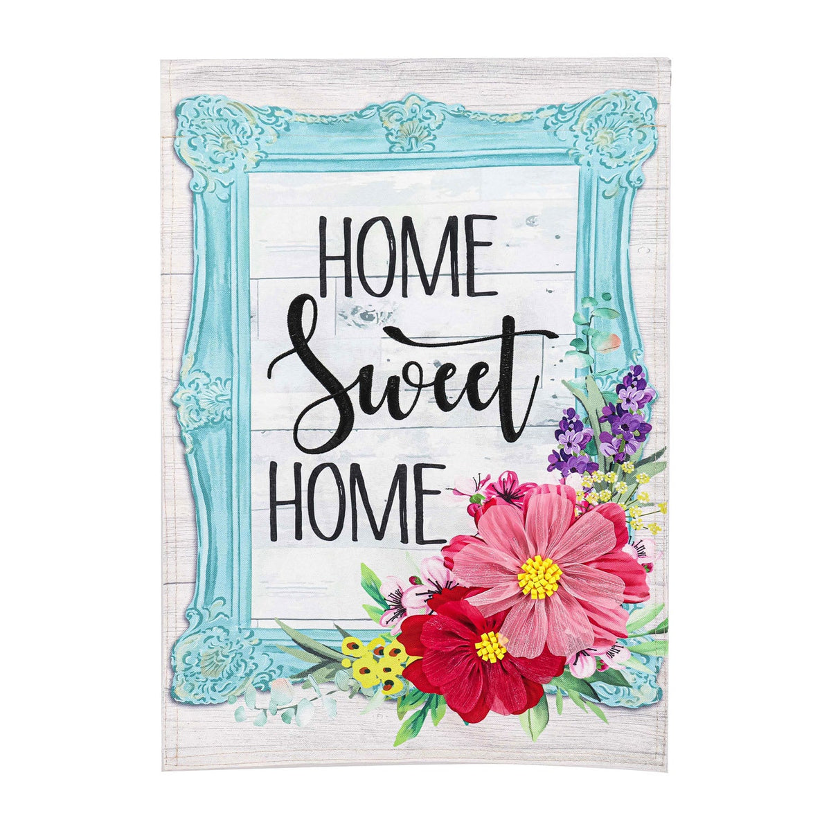 Home Sweet Home Frame Garden Linen Flag – D & D Collectibles in ...