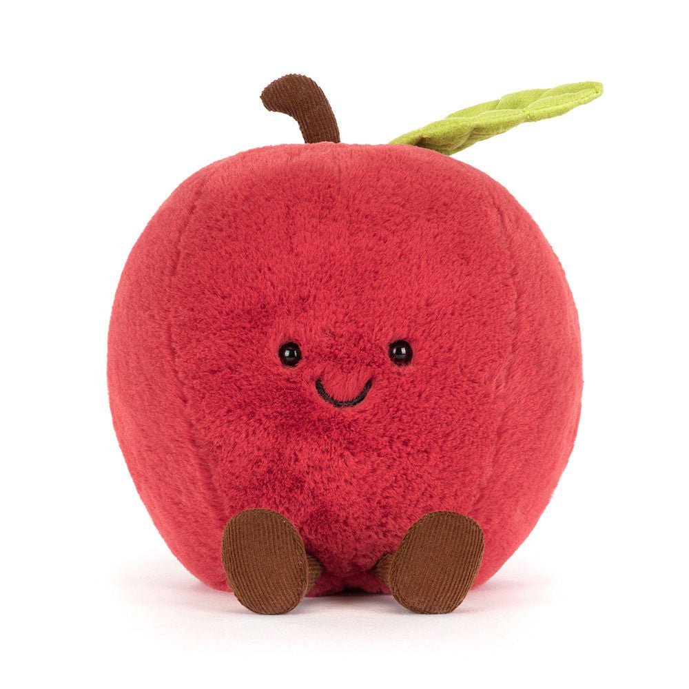 JellyCat Amuseables Red Apple - Plush Toy for Kids – D & D Collectibles ...