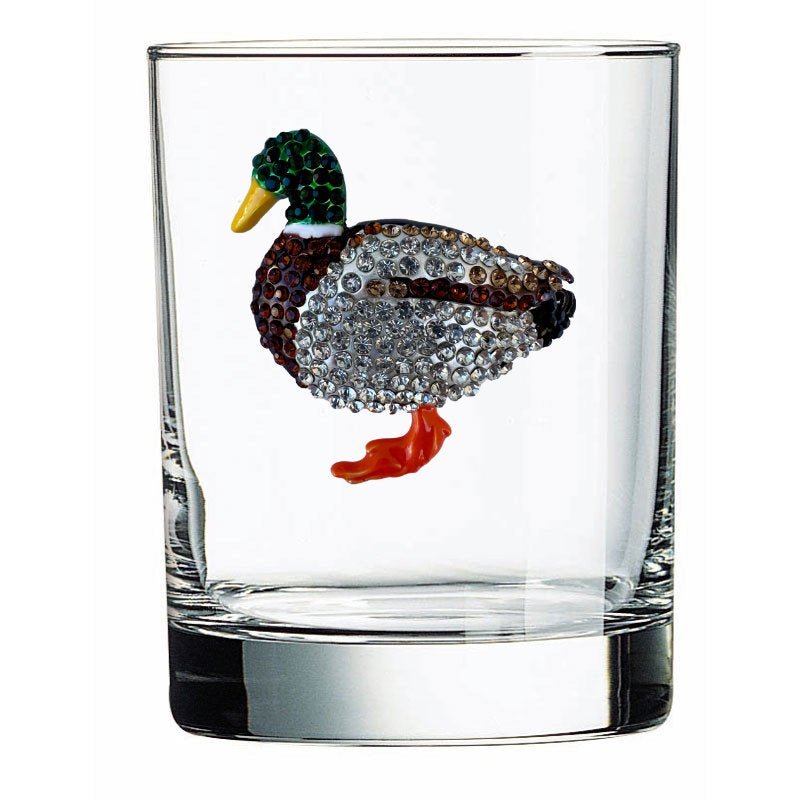 Queens Jewels Mallard Duck Double Old Fashioned Glass – D & D ...