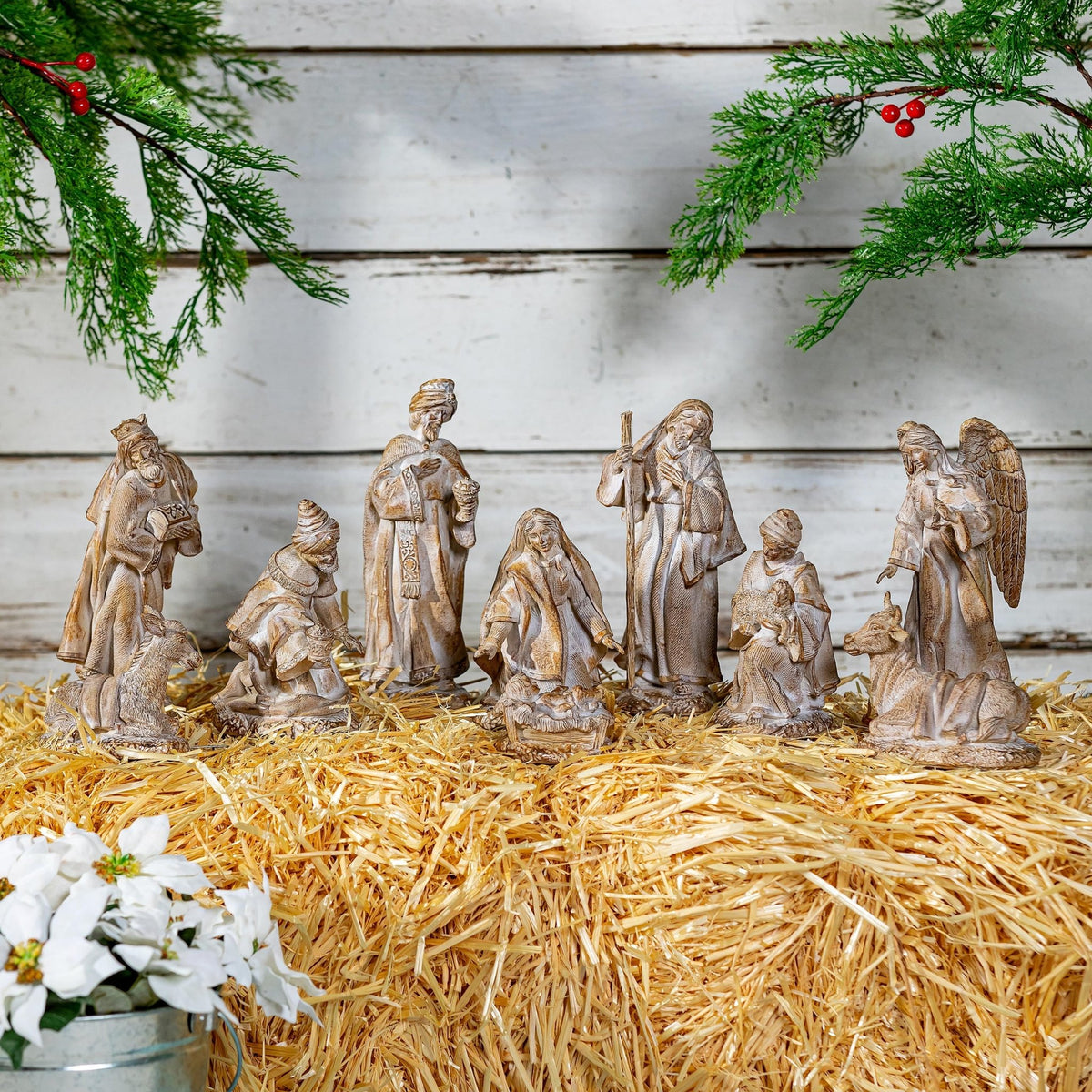 Evergreen Enterprises Nativity Garden Statue, Resilient & Weather-Resi ...