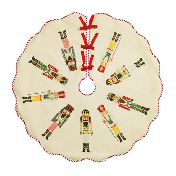 Mud Pie Christmas Nutcracker Tree Skirt | Festive Holiday Decor – D & D ...