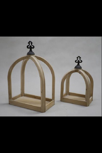 Open Wood Lanterns by The Light Garden - Rustic Elegance Meets Sophist ...
