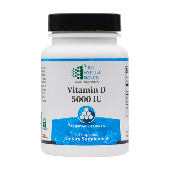 Ortho Molecular Vitamin D 5000IU 60 Capsules – D & D Collectibles in ...