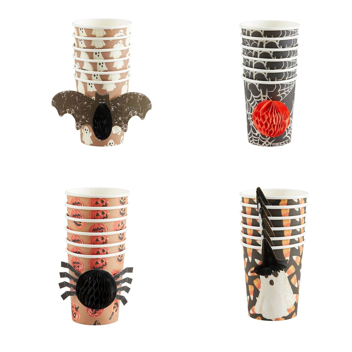 Mudpie Spider Halloween Paper Cup Set - Eco-friendly Party Cups – D & D ...