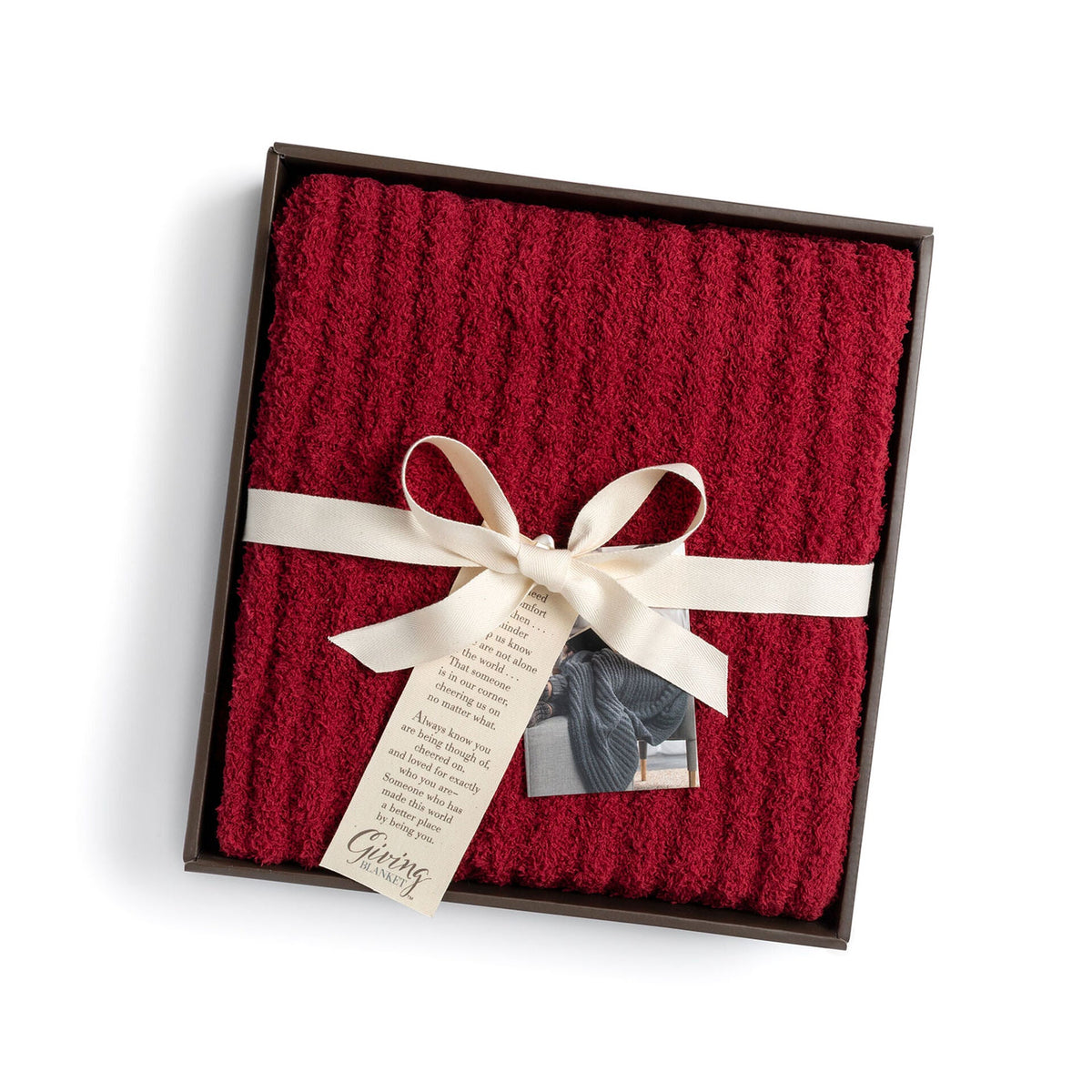 Demdaco Red Giving Blanket - Comforting Gift for Loved Ones – D & D ...
