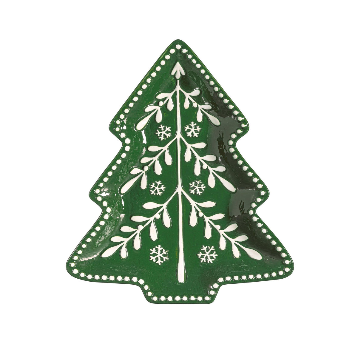 Evergreen Enterprises Shades of Greene Tree Salad Plate | Holiday Tabl ...