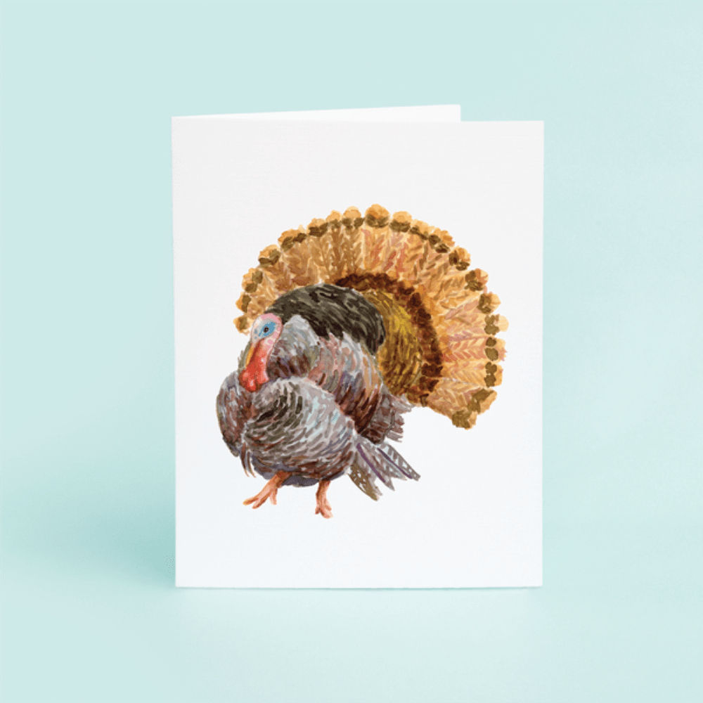 Taylor Paladino Turkey Greeting Card: Unique, Durable, & Eco-friendly ...
