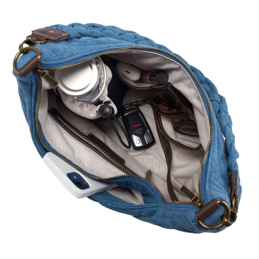 WanderFull Denim Half Moon HydroHobo Bundle - Versatile, Roomy & Hydra ...
