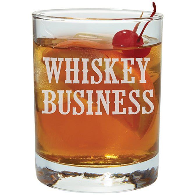 Whiskey Business 12oz Rocks Glass by Carson Homes – D & D Collectibles ...